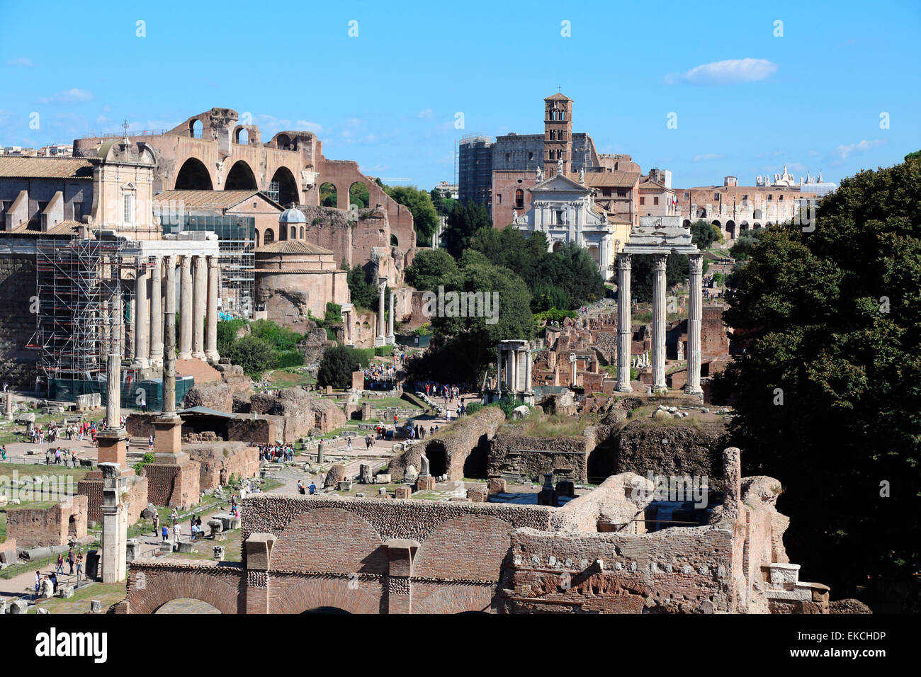Italy Rome Foro Romano Roman Forum Stock Photo - Alamy