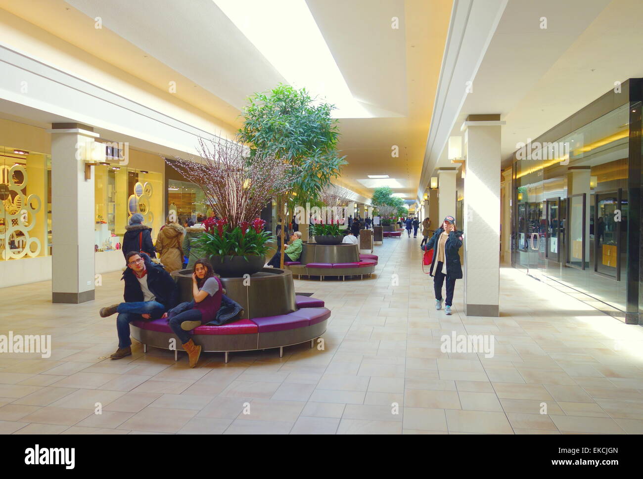 Shopping mall interior in Toronto, Canada Stock Photo - Alamy