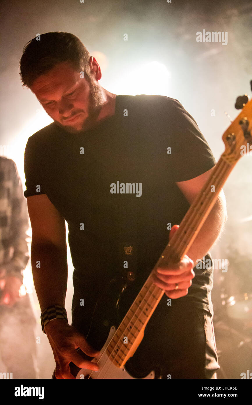 Milan, Italy. 8th April, 2015. The English doom-pop band LONELY THE ...