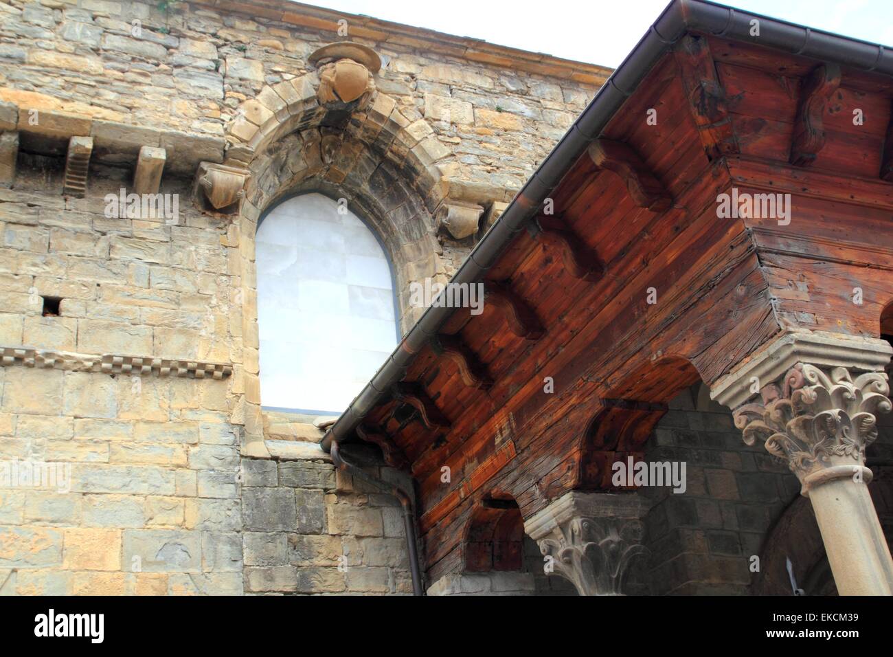 Jaca romanesque cathedral church Pyrenees spain Stock Photo - Alamy