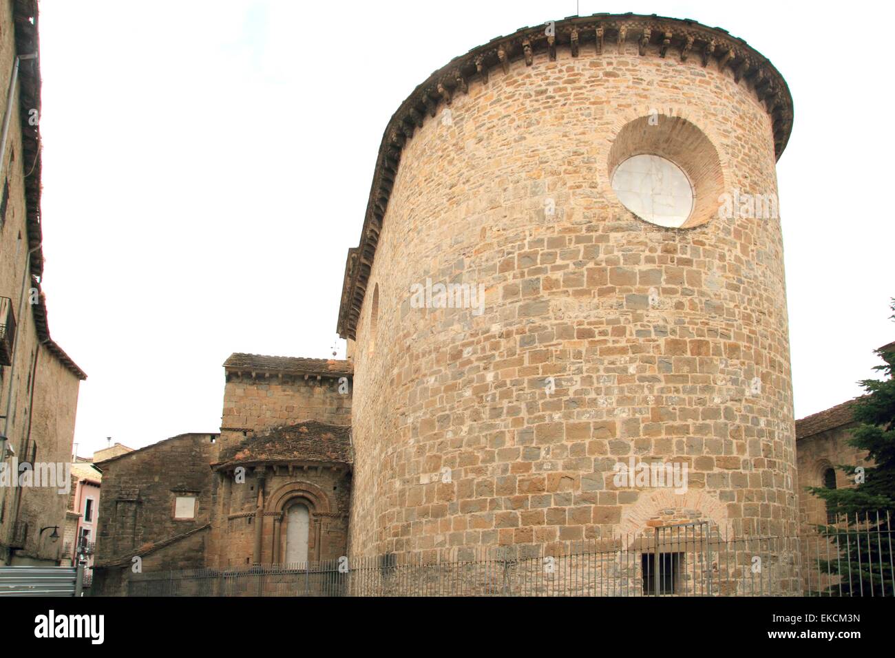 Jaca romanesque cathedral church Pyrenees spain Stock Photo - Alamy
