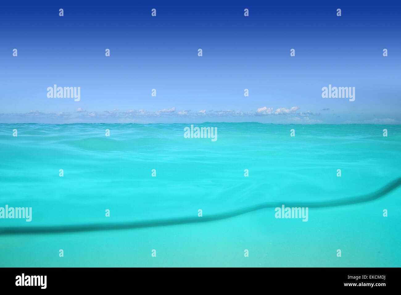 caribbean wave turquoise water Stock Photo - Alamy