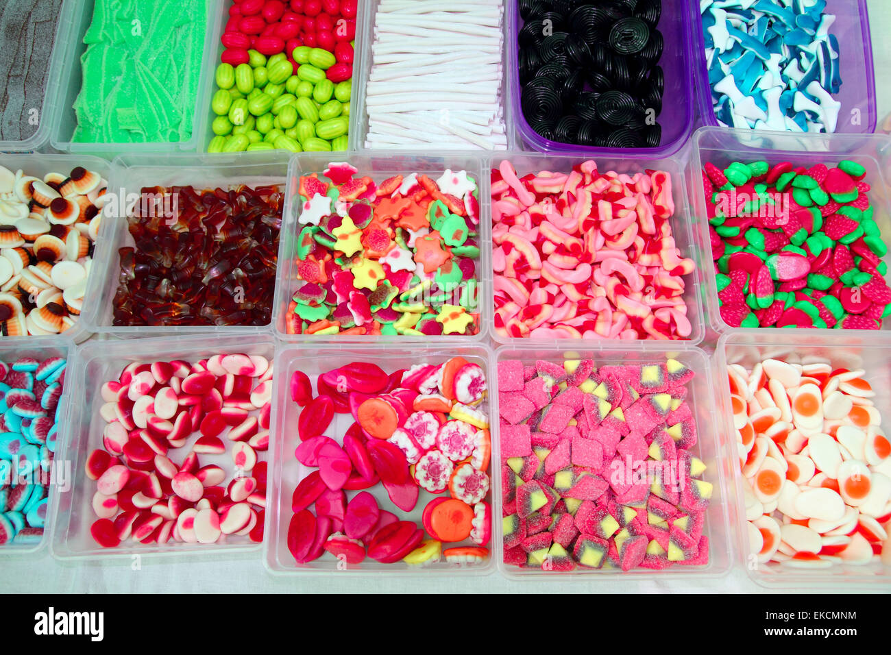 sweet candy junk fook children delice pattern Stock Photo - Alamy