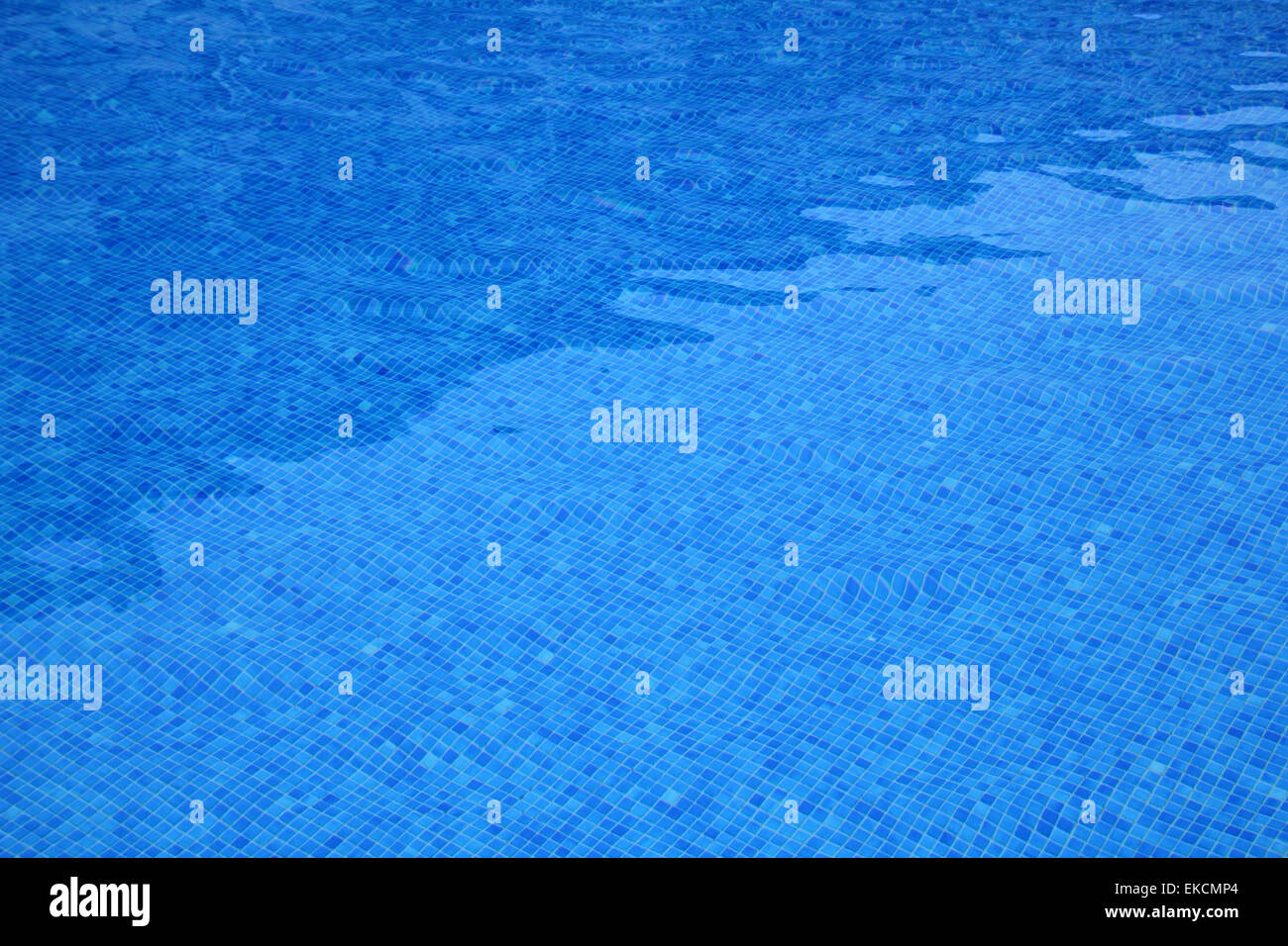 pool blue tiles pattern texture water reflection Stock Photo - Alamy
