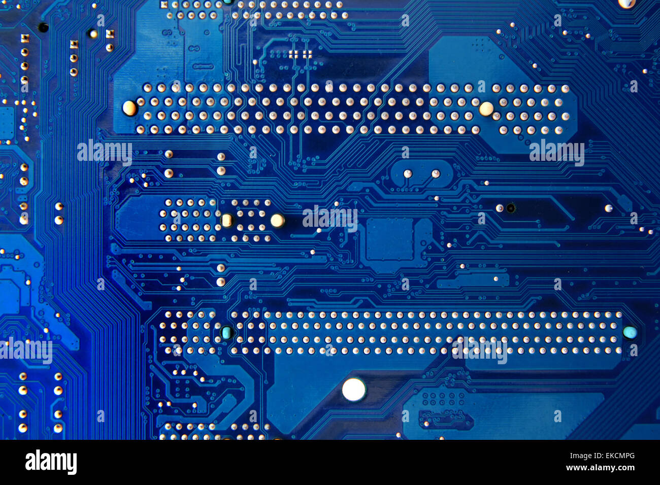 Blue electronics mainboad tech circuit Stock Photo - Alamy