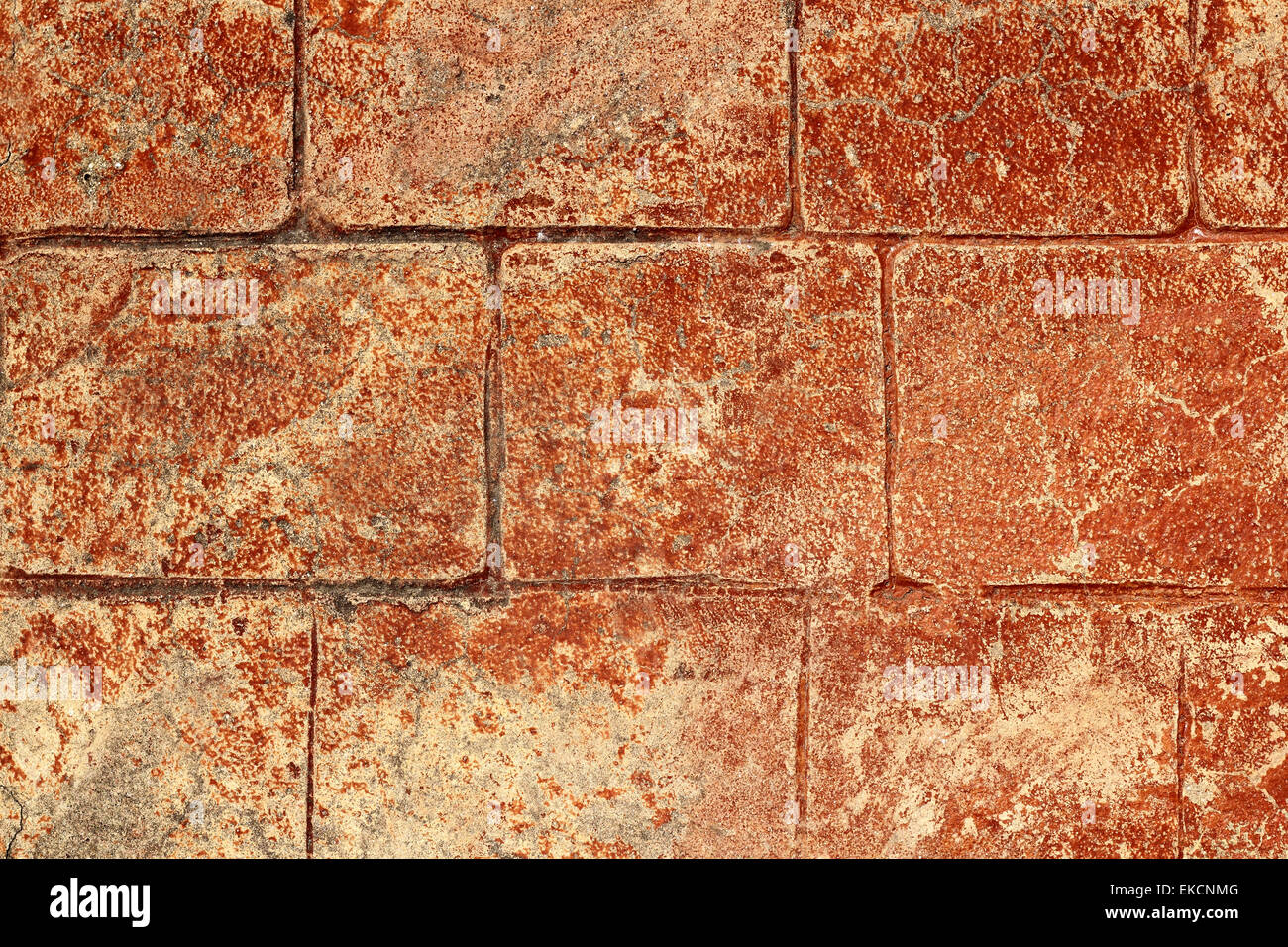 on-site printed concrete cement pavement texture Stock Photo - Alamy