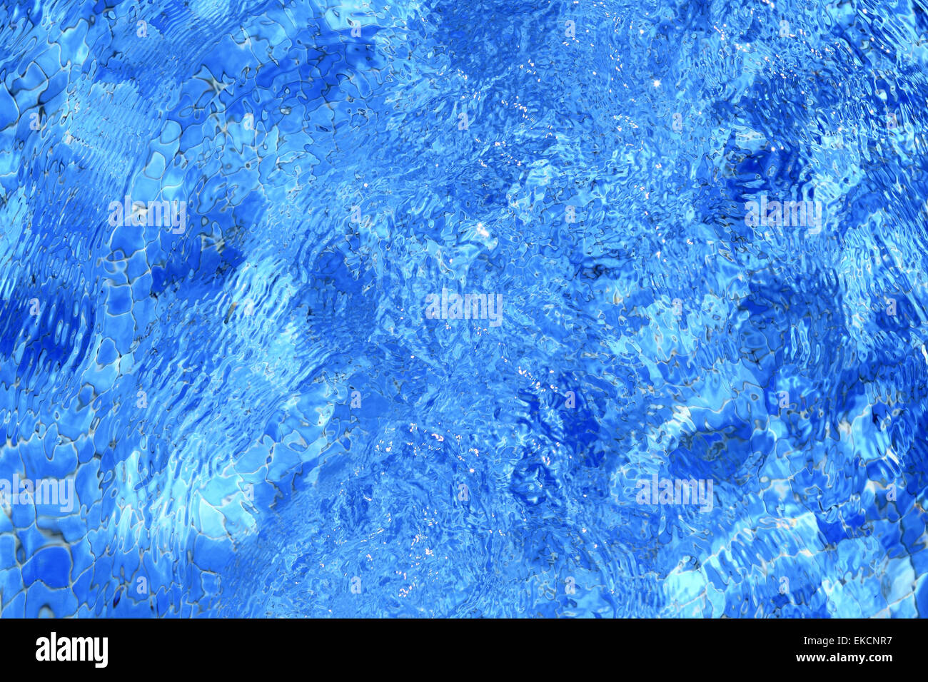 active moving pool blue water texture Stock Photo - Alamy
