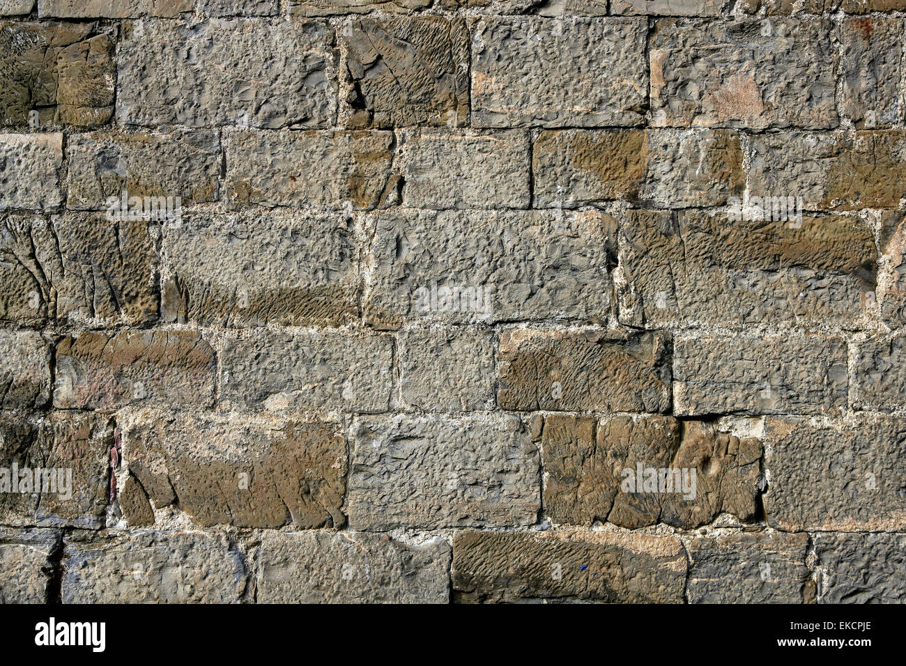 Antique grunge old gray stone wall masonry Stock Photo - Alamy
