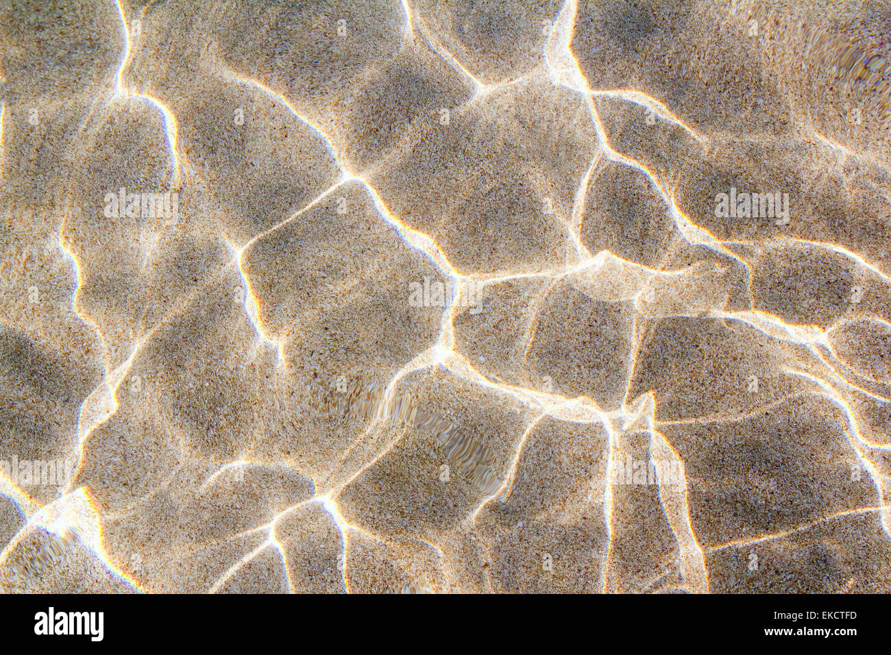 beach sand bottom ripple of water waves Stock Photo - Alamy