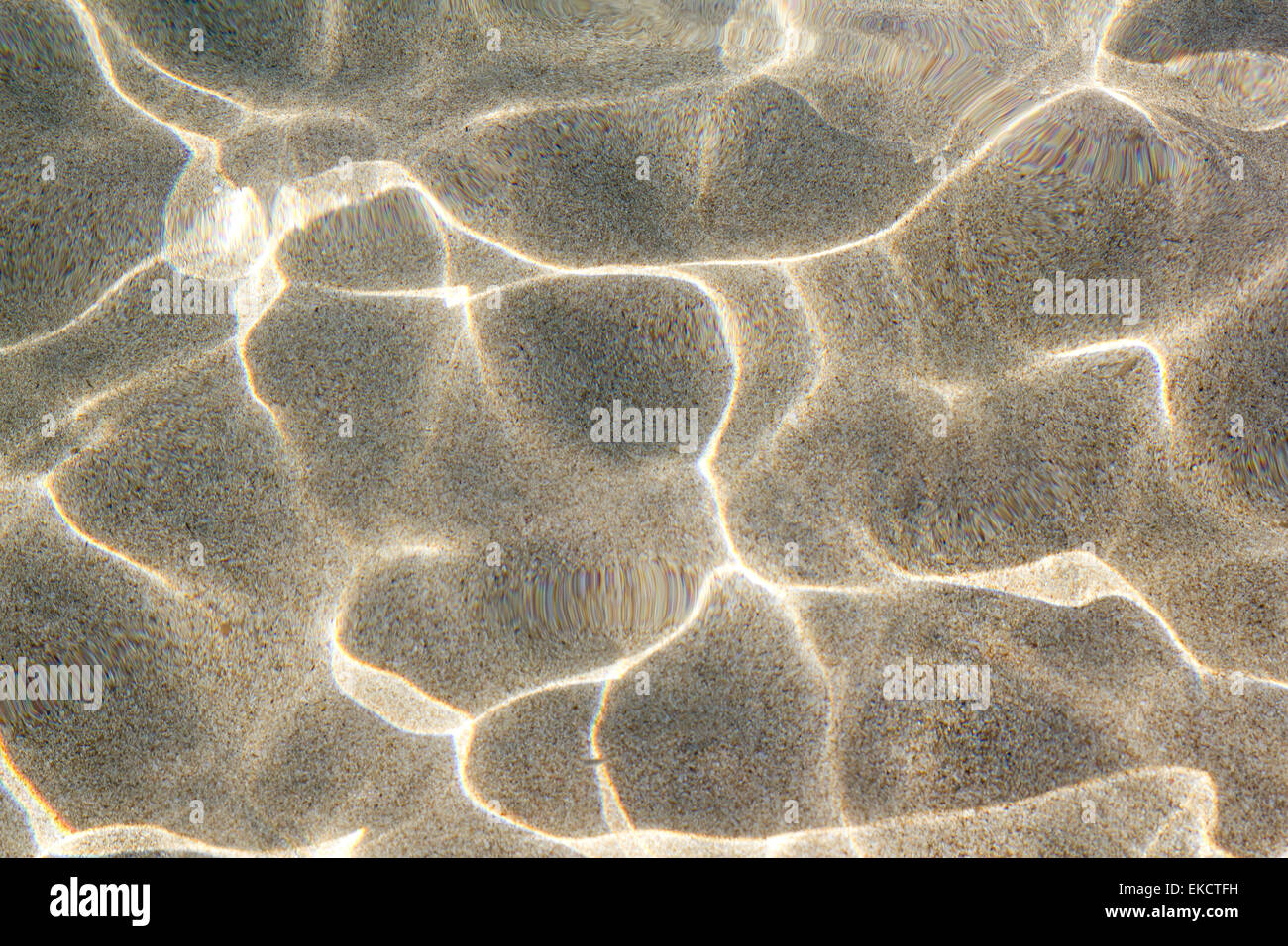 beach sand bottom ripple of water waves Stock Photo - Alamy
