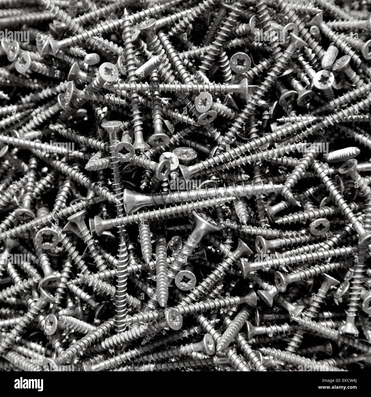 iron stainless steel screw pattern Stock Photo - Alamy