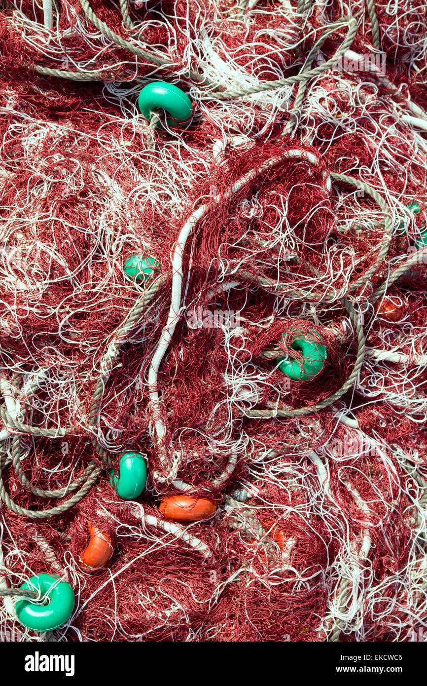 fishing net tackle textures from Mediterranean Stock Photo - Alamy