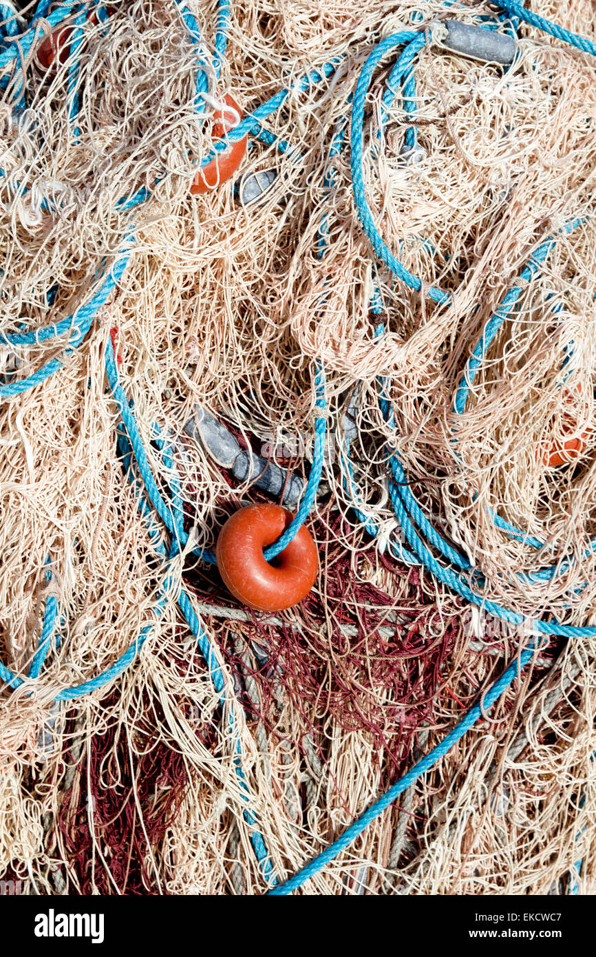 fishing net tackle textures from Mediterranean Stock Photo - Alamy