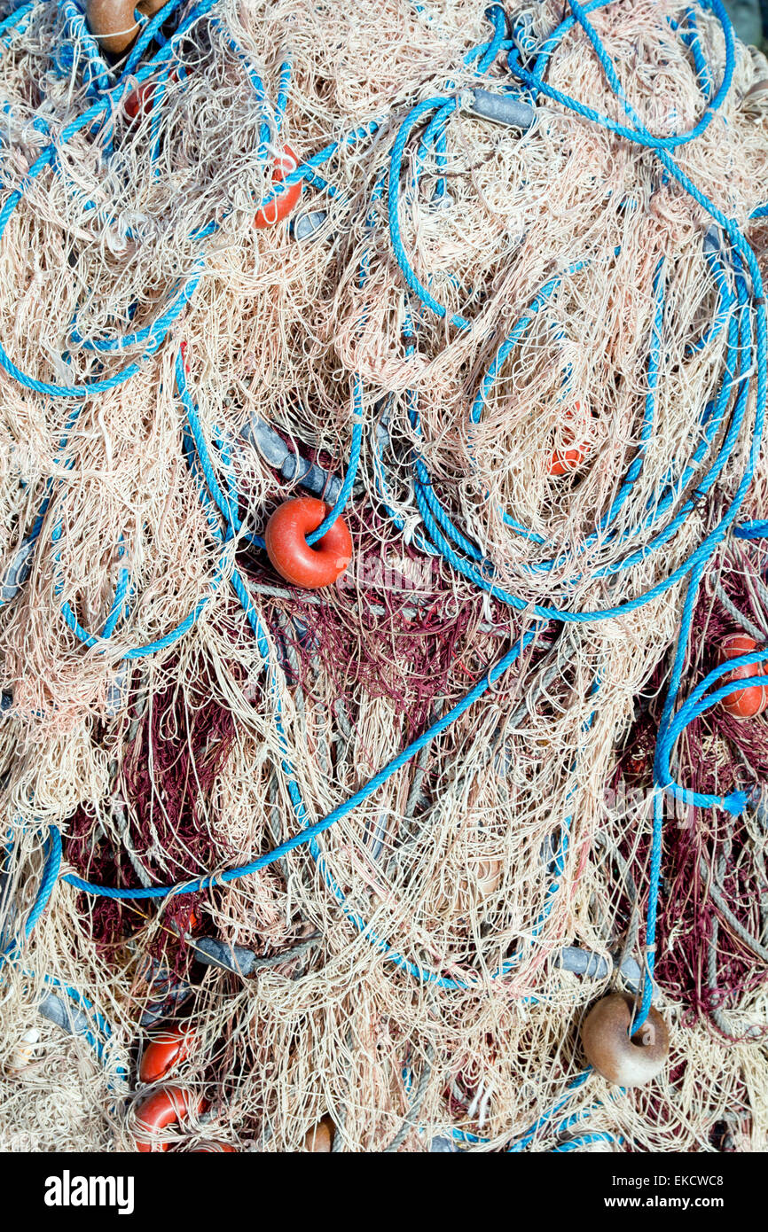 fishing net tackle textures from Mediterranean Stock Photo - Alamy