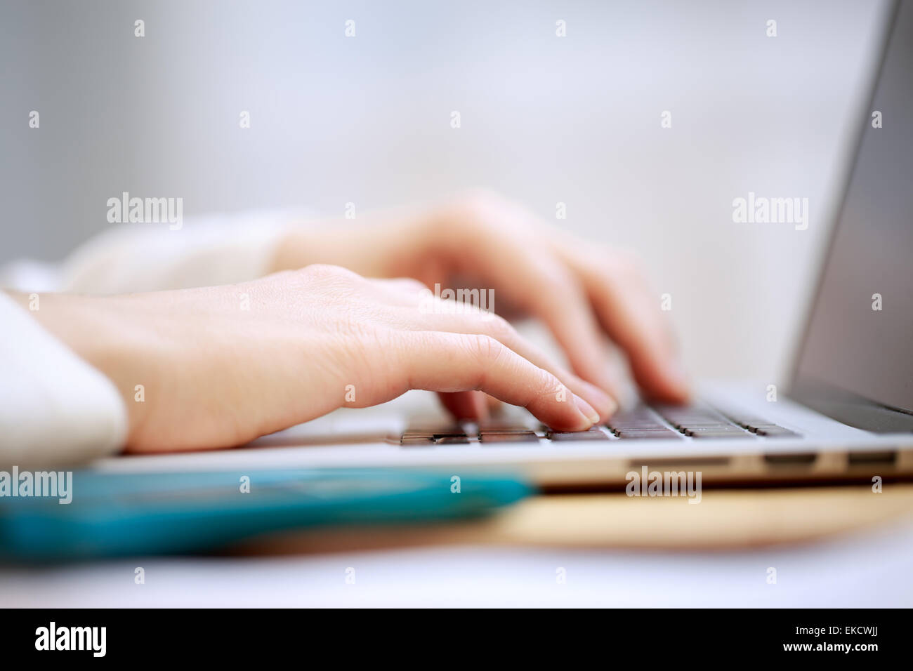 Close up shot male typing hi-res stock photography and images - Alamy