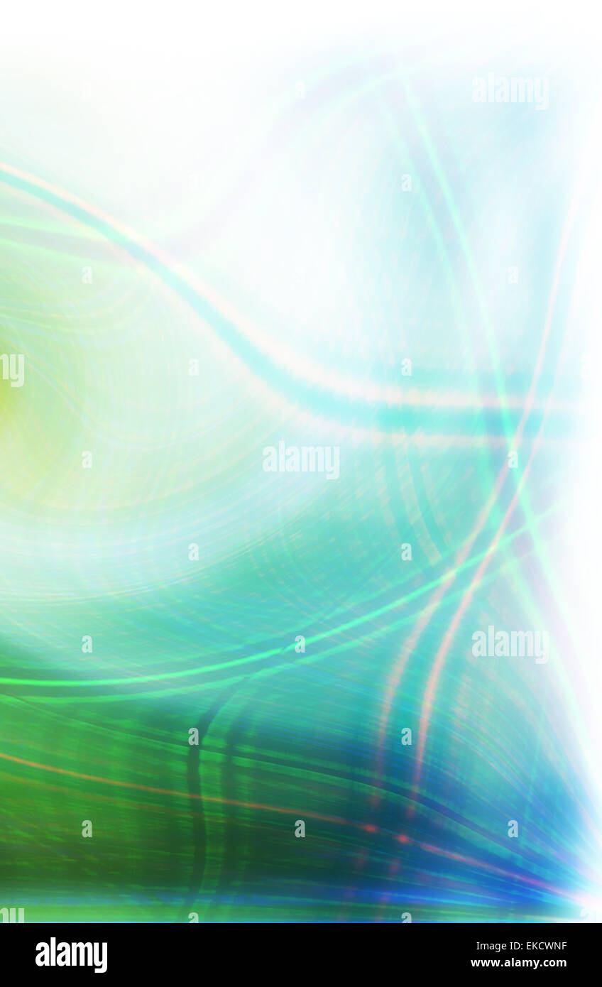 abstract green background with motion ray technology Stock Photo - Alamy