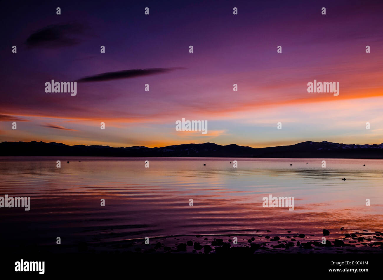 Lake tahoe sunset hi-res stock photography and images - Alamy