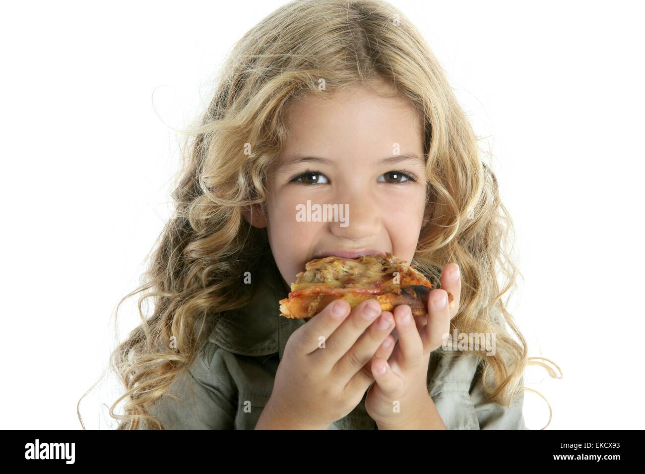 little girl eating Stock Photo - Alamy