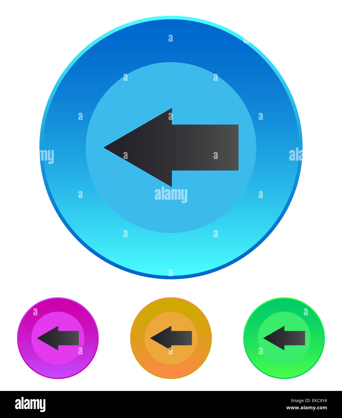 arrow left icon Stock Photo - Alamy
