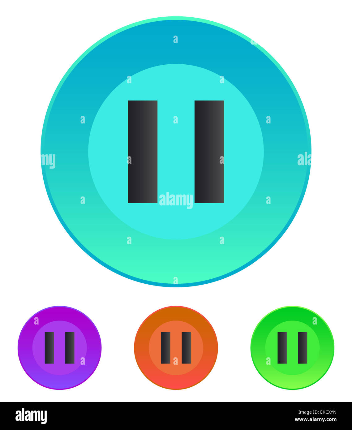 Pause media icon hi-res stock photography and images - Alamy