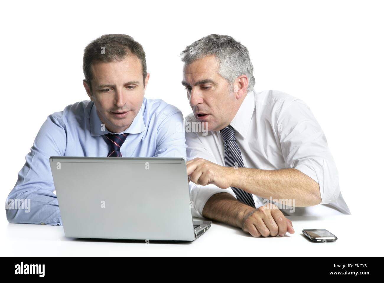 expertise businessman team working computer Stock Photo - Alamy