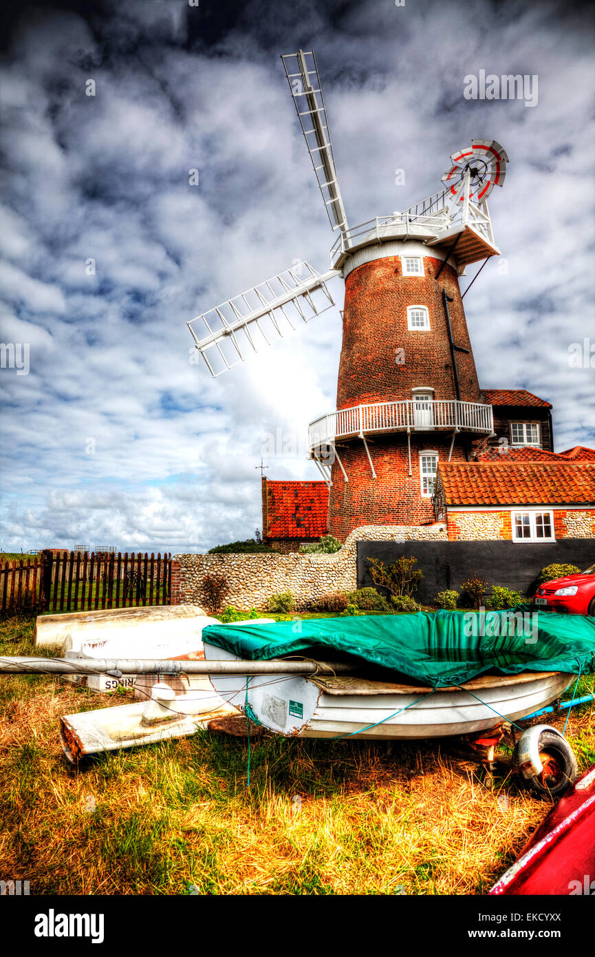 Cley Windmill is a grade II* listed tower mill at Cley next the Sea ...