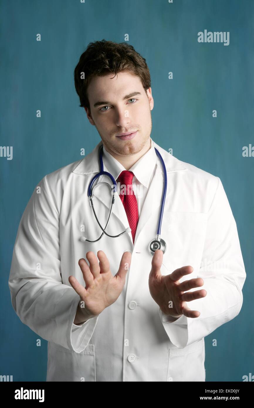 happy young male doctor man smile handsome Stock Photo - Alamy