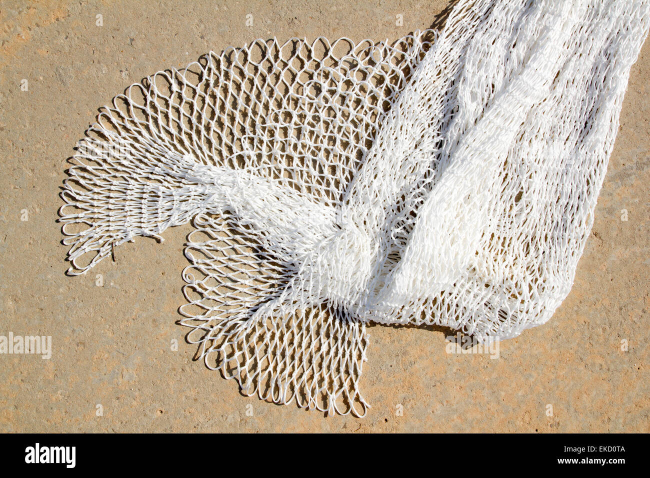 fishing new white net texture closeup Stock Photo - Alamy