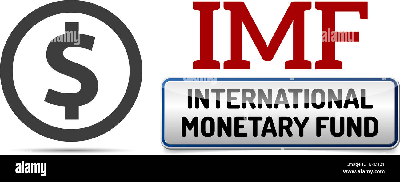 IMF International Monetary Fund - Illustration board with reflection ...