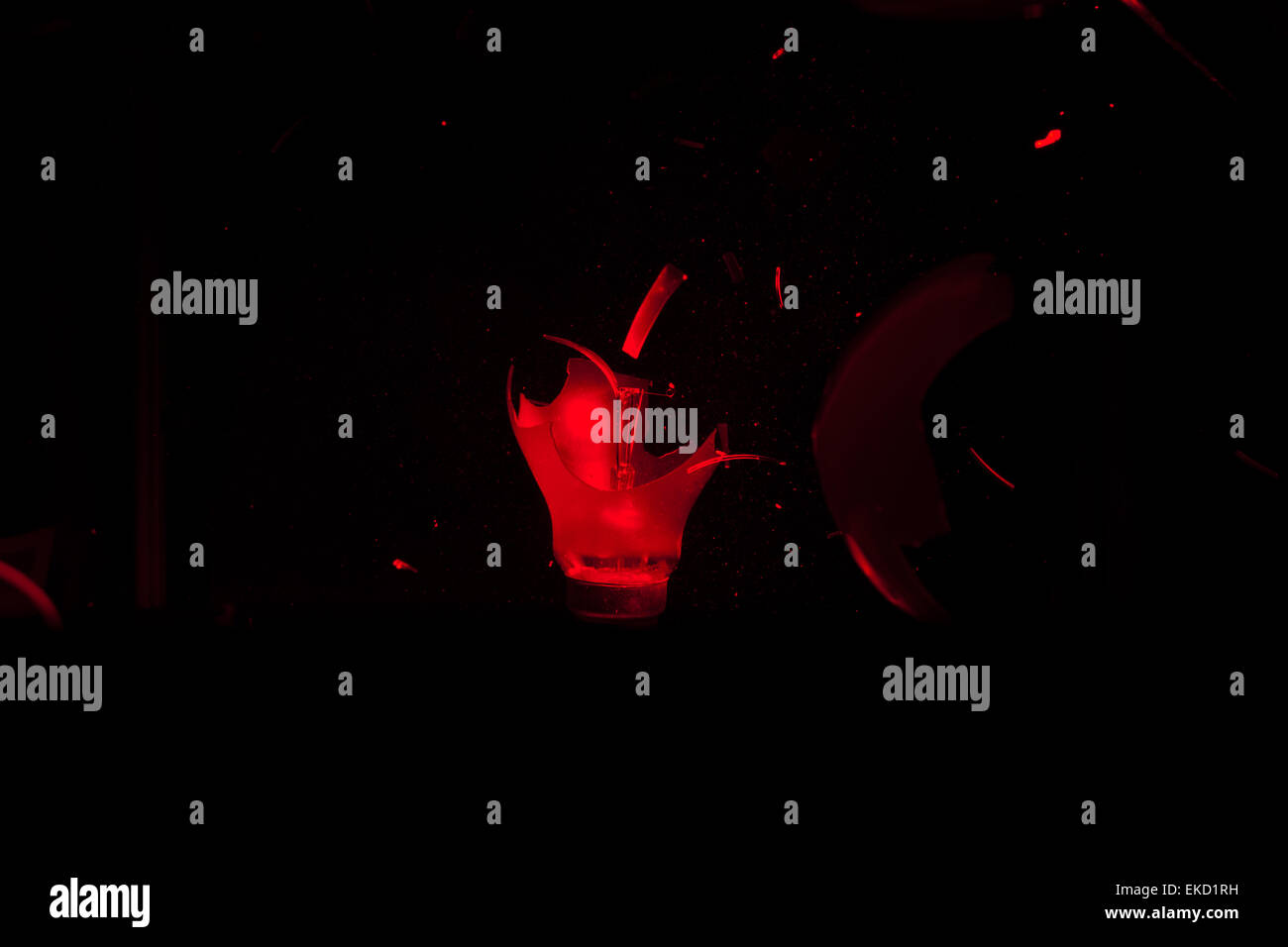 red light bulb exploding Stock Photo - Alamy red light bulb exploding Stock Photo - Alamy