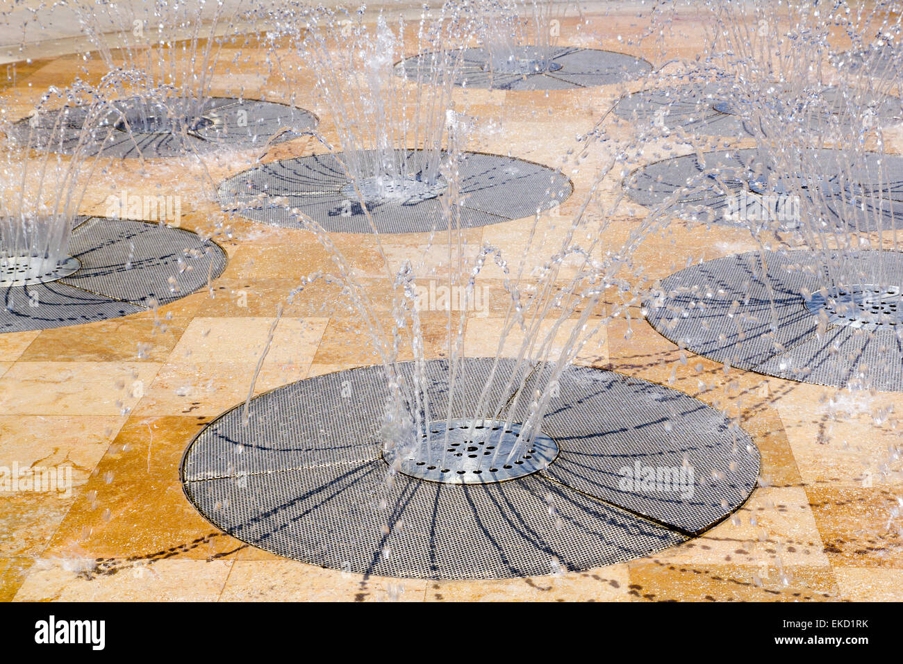 water spring source from stainless steel Stock Photo - Alamy