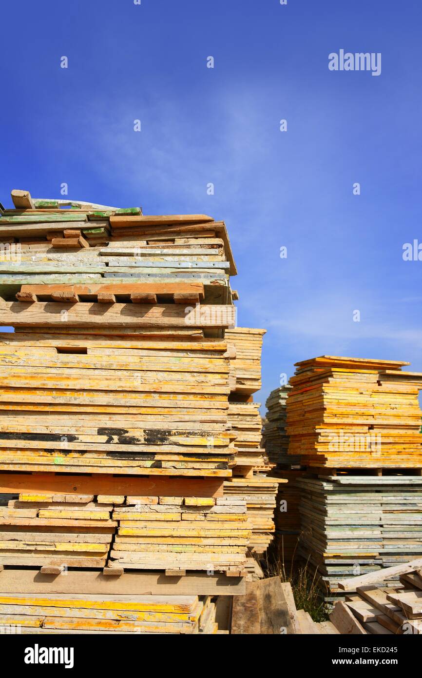 formwork shuttering wood board stacked Stock Photo - Alamy