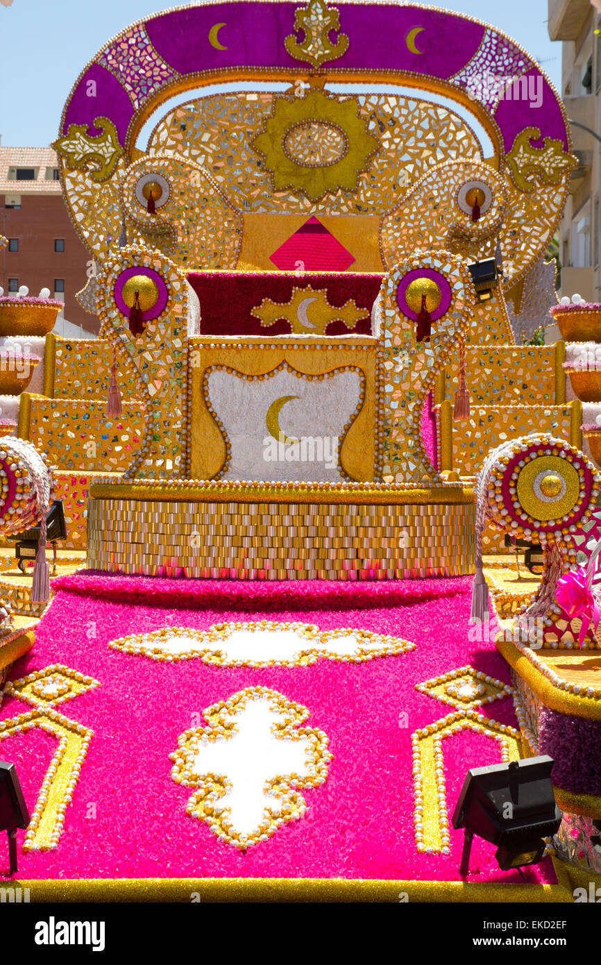 decorative shapes in carnival cart Stock Photo - Alamy