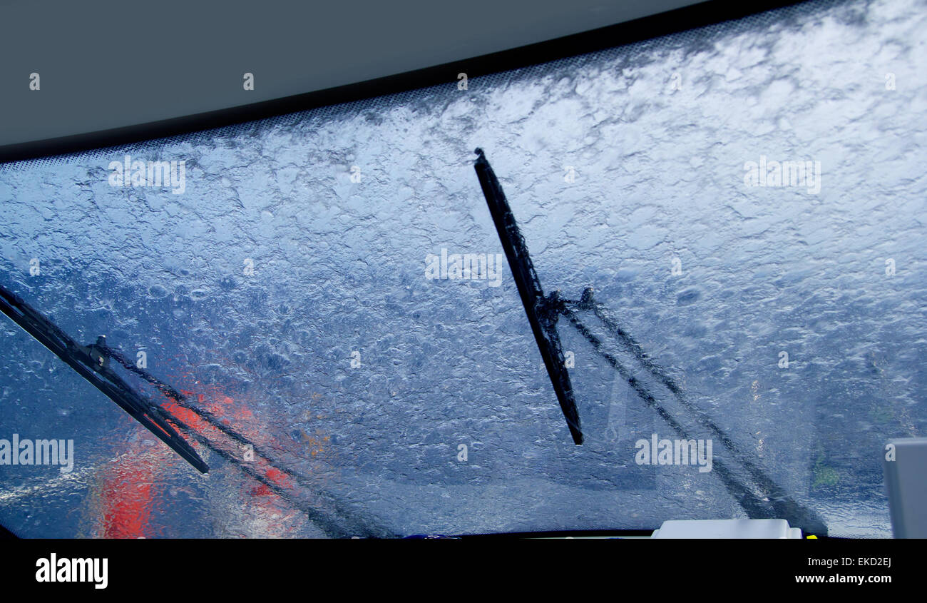 boat perfect storm water splashing Stock Photo - Alamy