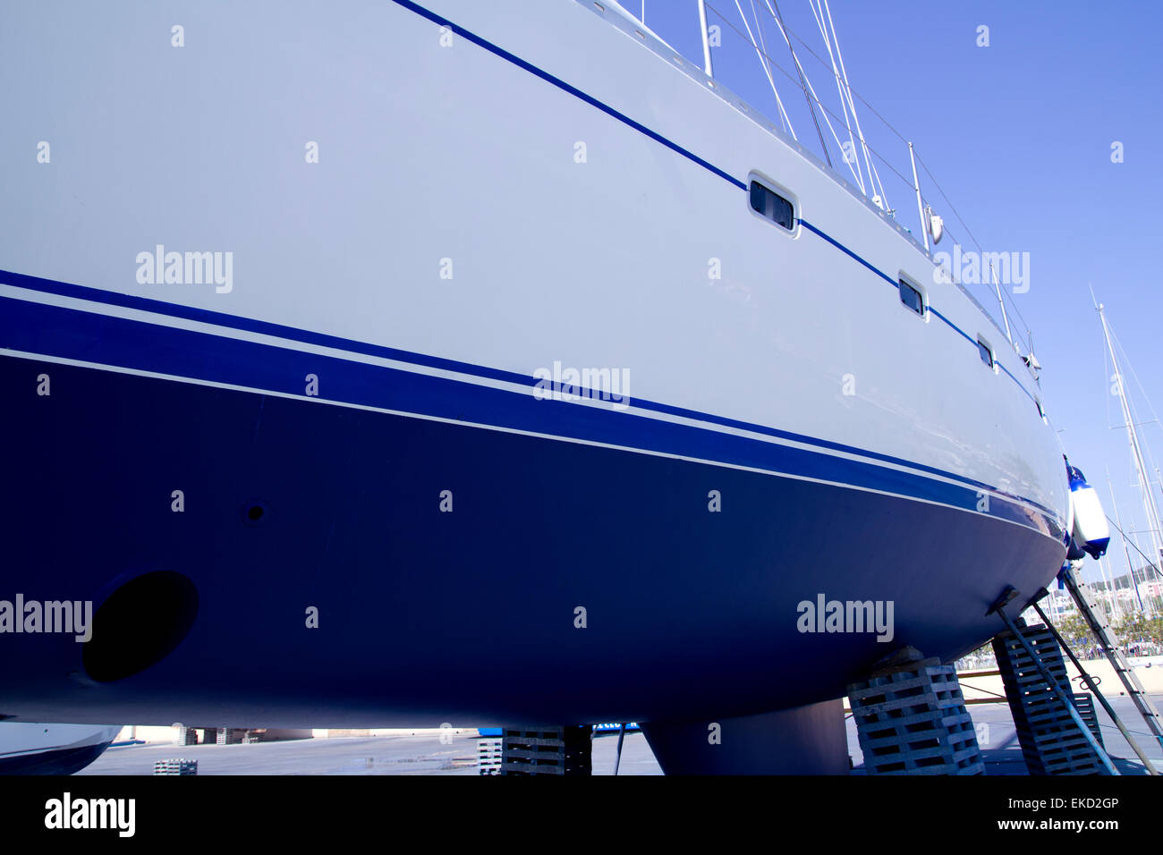 Navey Blue Boat Paint