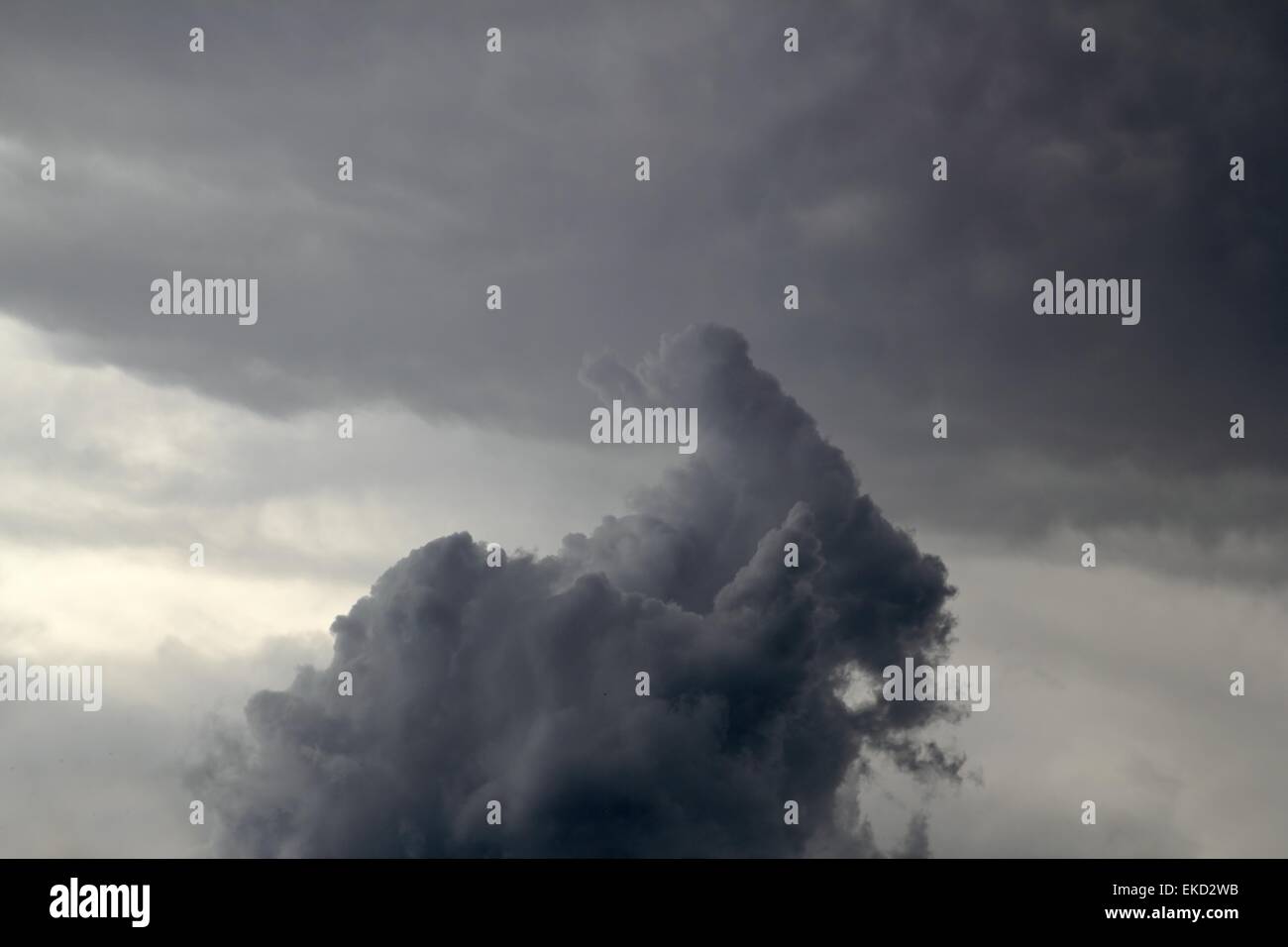 Cloudy sky magic shapes silhouettes gray clouds Stock Photo - Alamy