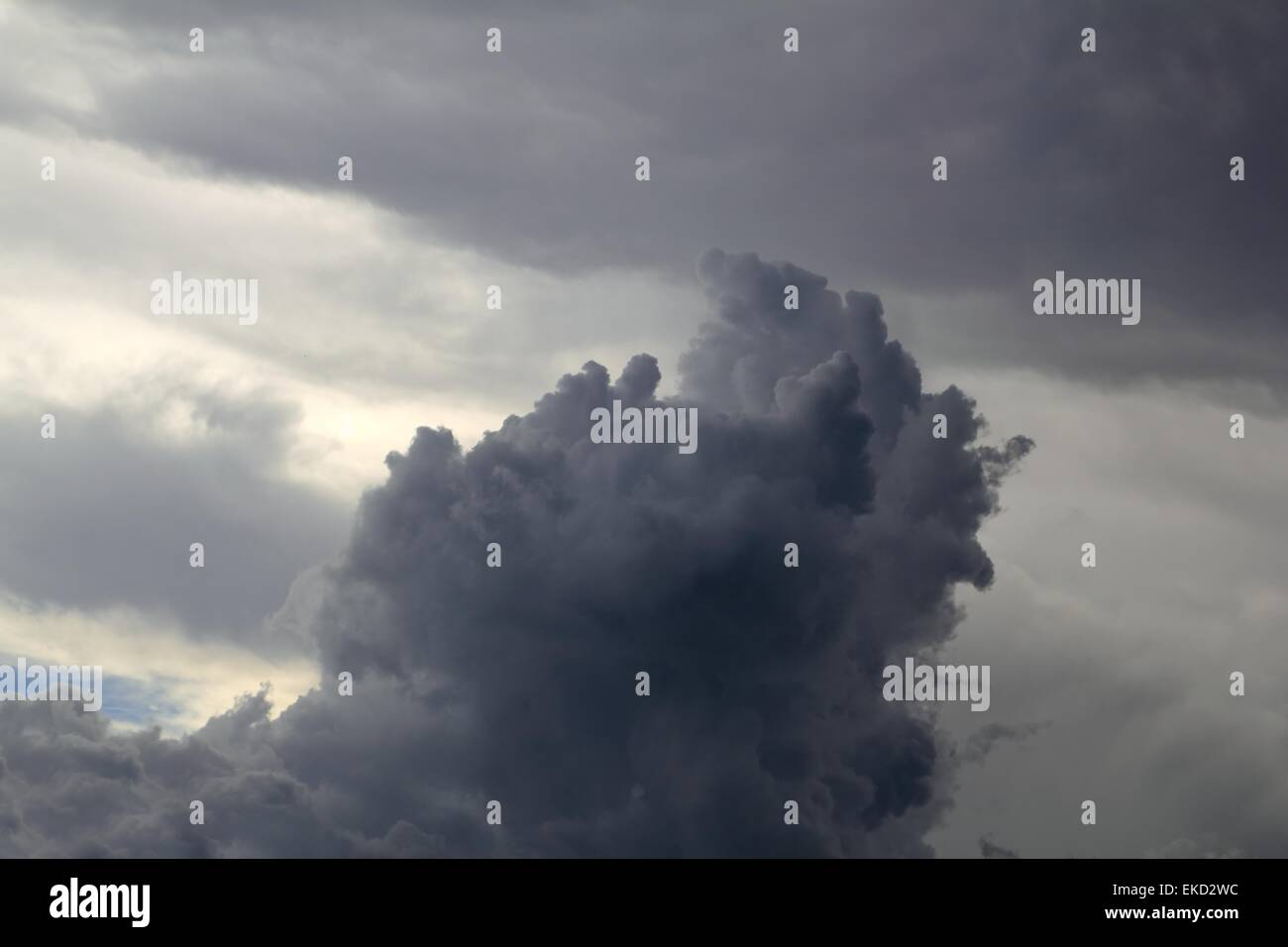 Cloudy sky magic shapes silhouettes gray clouds Stock Photo - Alamy