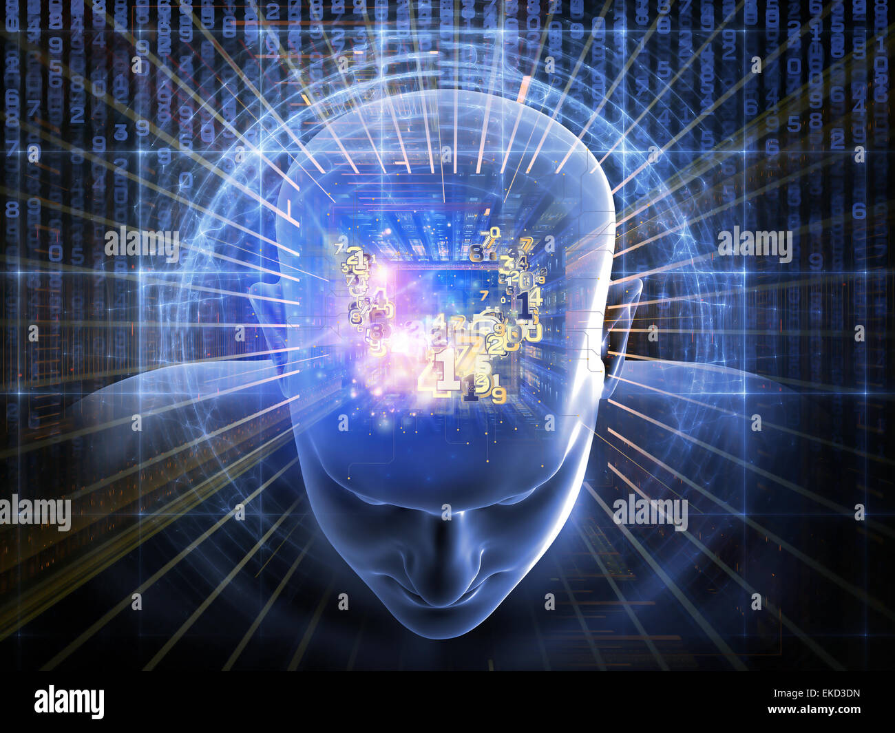 Numbers of the Mind Stock Photo - Alamy