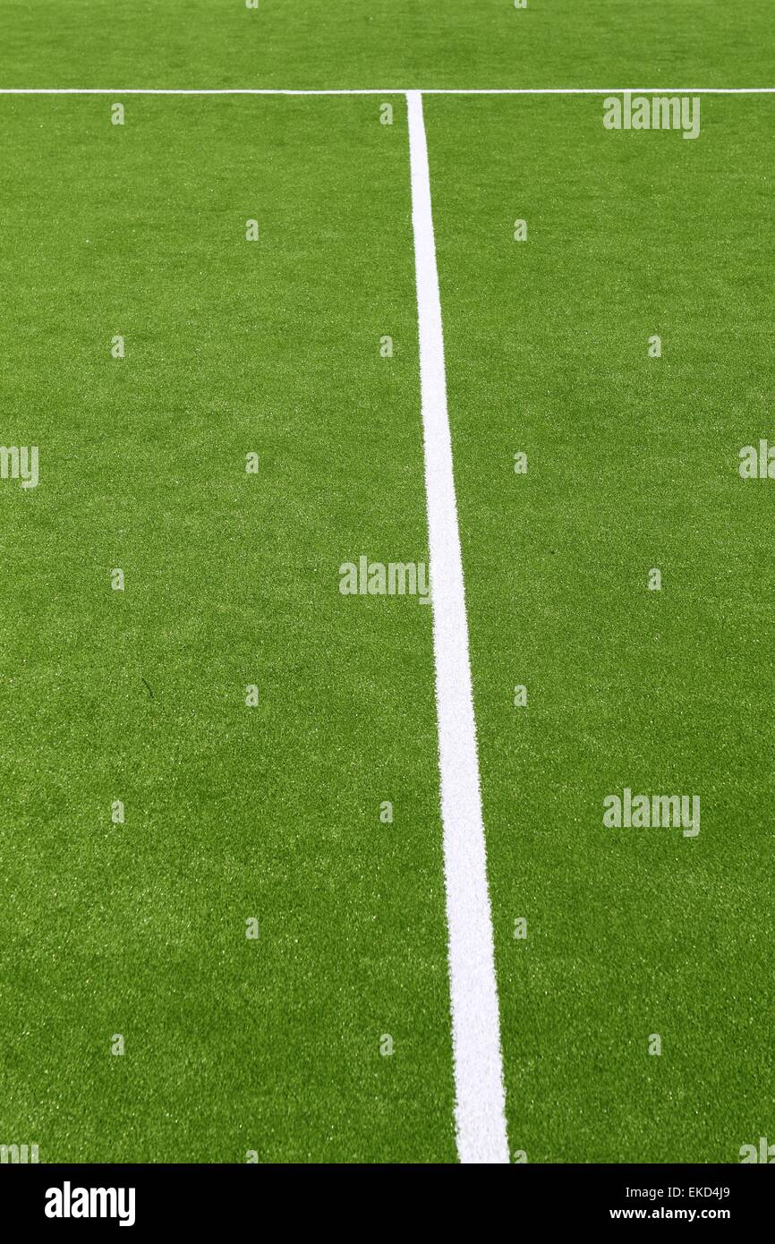 paddle tennis green grass camp field texture Stock Photo - Alamy