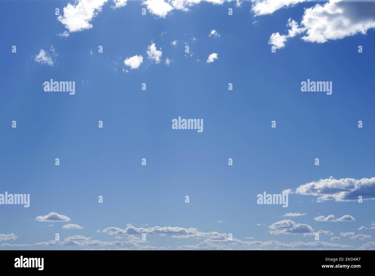 blue perfect sky white clouds on sunny daytime Stock Photo - Alamy