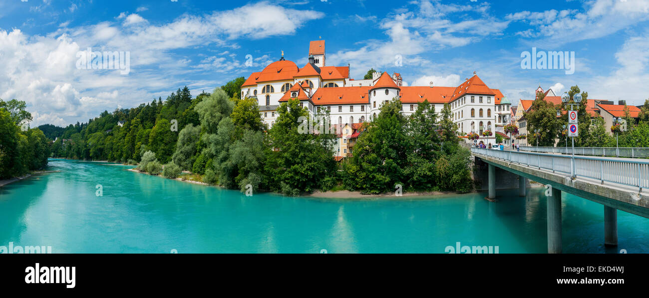 Castle in Bavarian Town Fuessen Stock Photo - Alamy