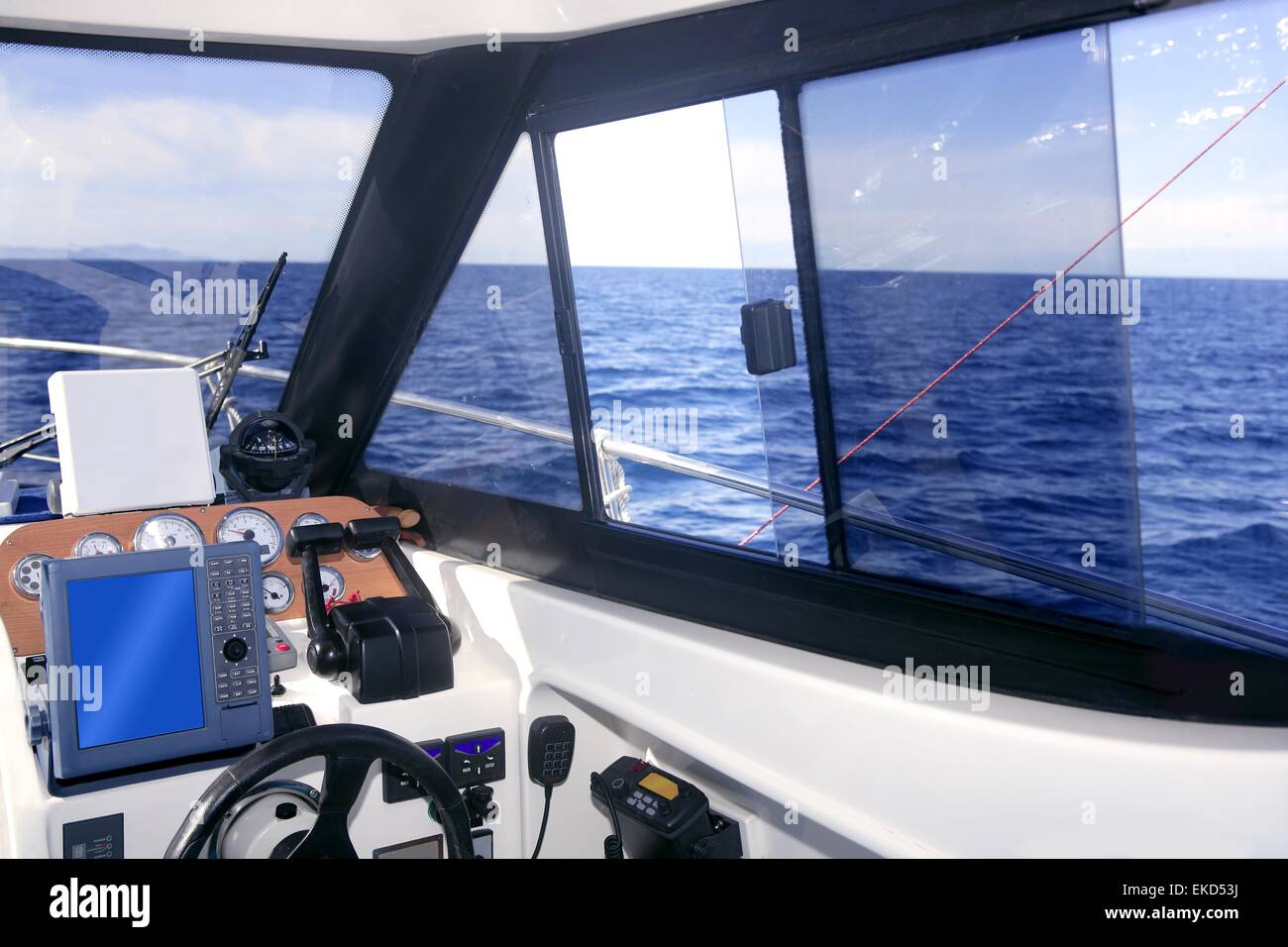 Inside wood panel deck hi-res stock photography and images - Alamy