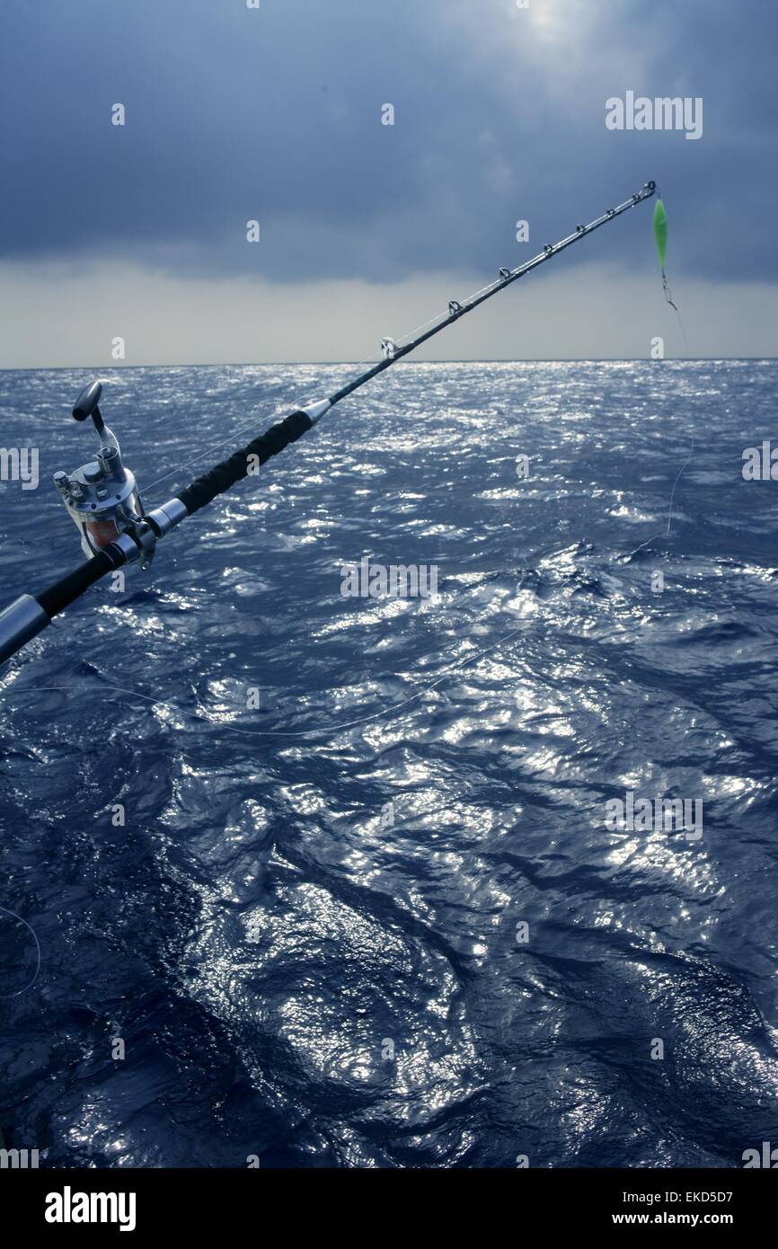 Angler boat big game fishing in saltwater Stock Photo - Alamy
