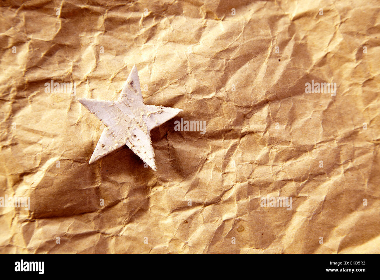christmas star background on recycle paper Stock Photo - Alamy