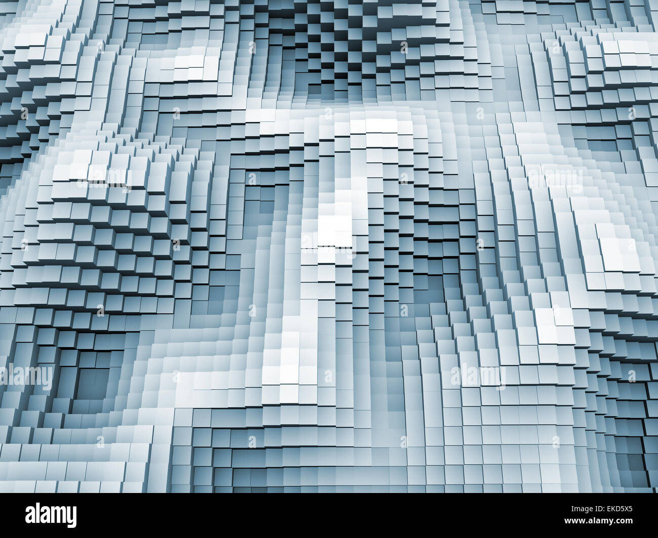 Screen of Cubes Stock Photo - Alamy