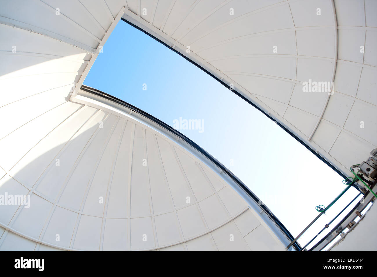 astronomical observatory indoor white dome Stock Photo - Alamy