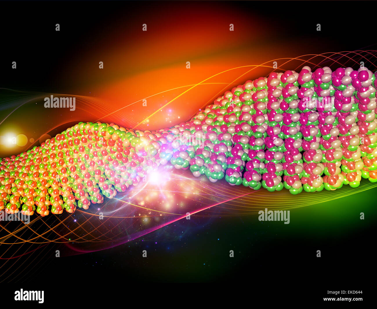 Dna with colors hi-res stock photography and images - Alamy