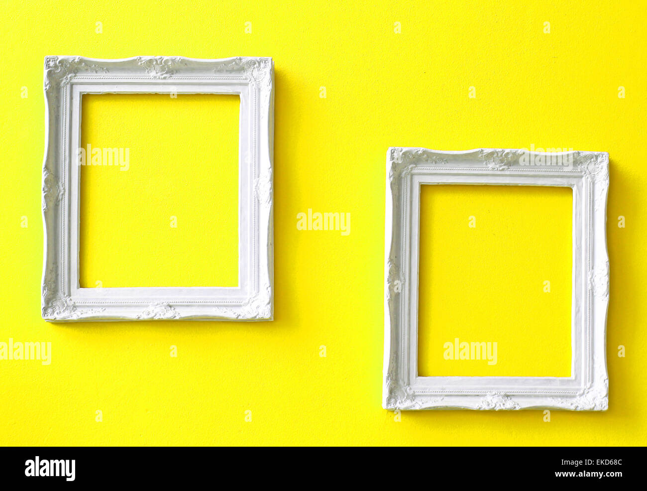 Interior wall vintage design frames hi-res stock photography and images ...