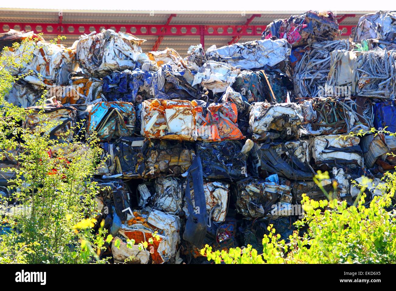 scrap metal scrap-iron junk Stock Photo - Alamy