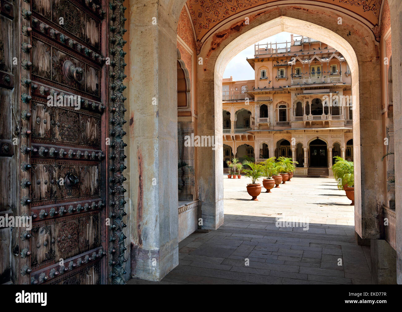 Chomu Palace Hotel, Rajasthan, India Stock Photo - Alamy